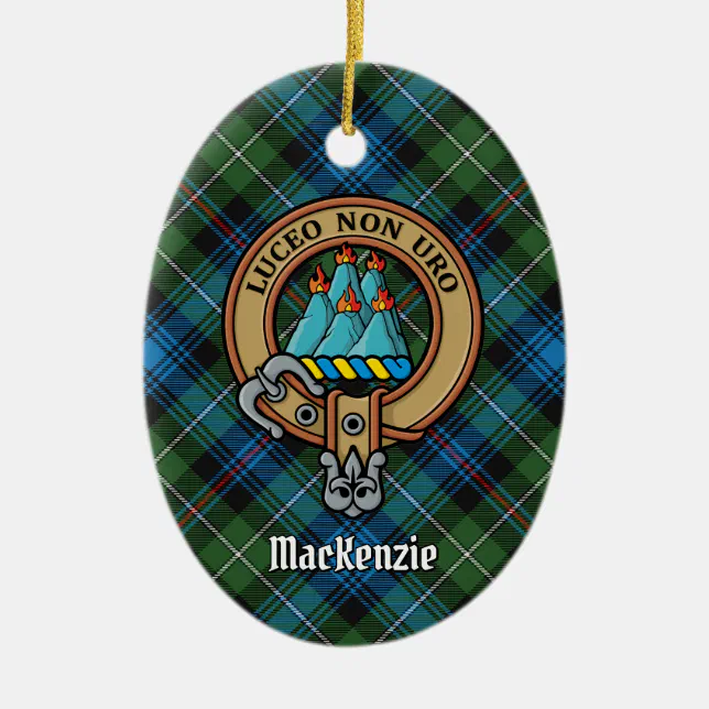 Clan MacKenzie Crest Ceramic Ornament | Zazzle
