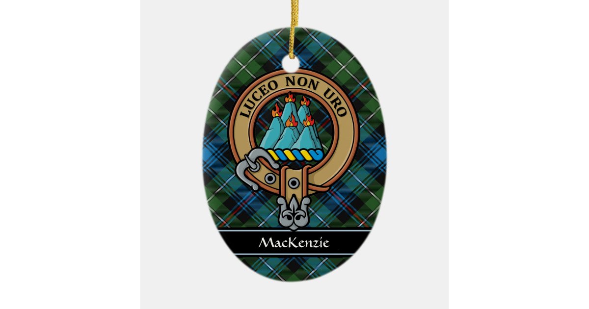 Clan MacKenzie Crest Ceramic Ornament | Zazzle