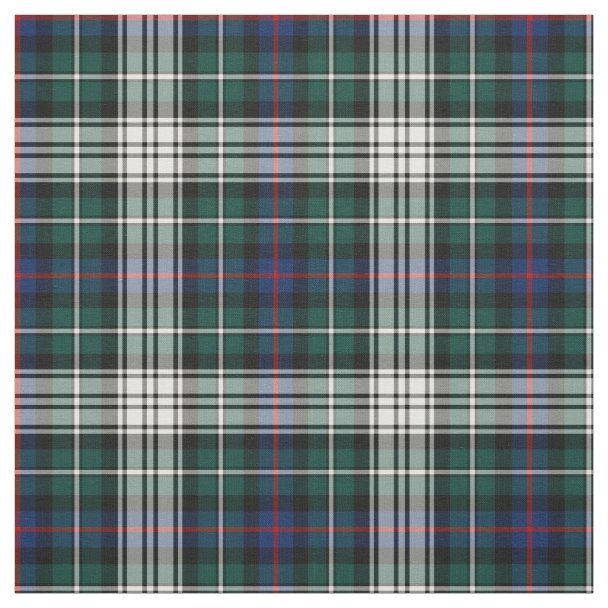 Clan Mackenzie Tartan Fabric | Zazzle