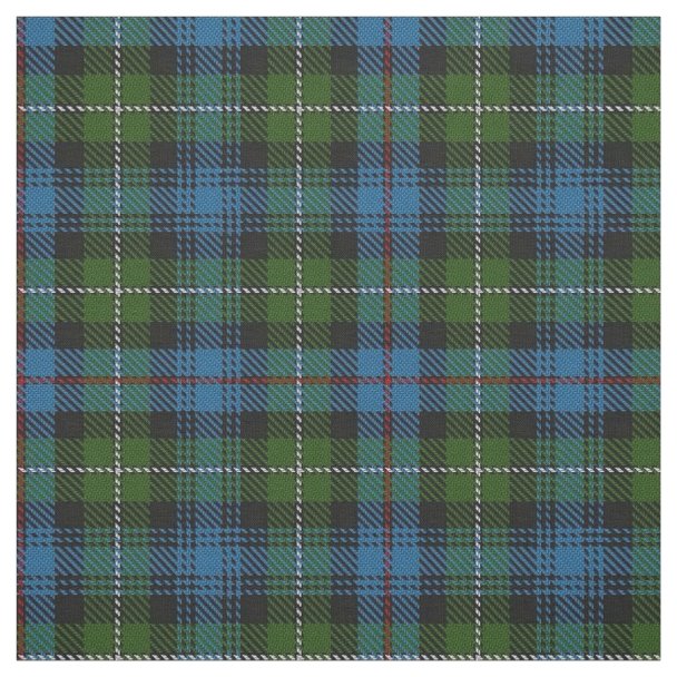 Clan Mackenzie Tartan Fabric | Zazzle