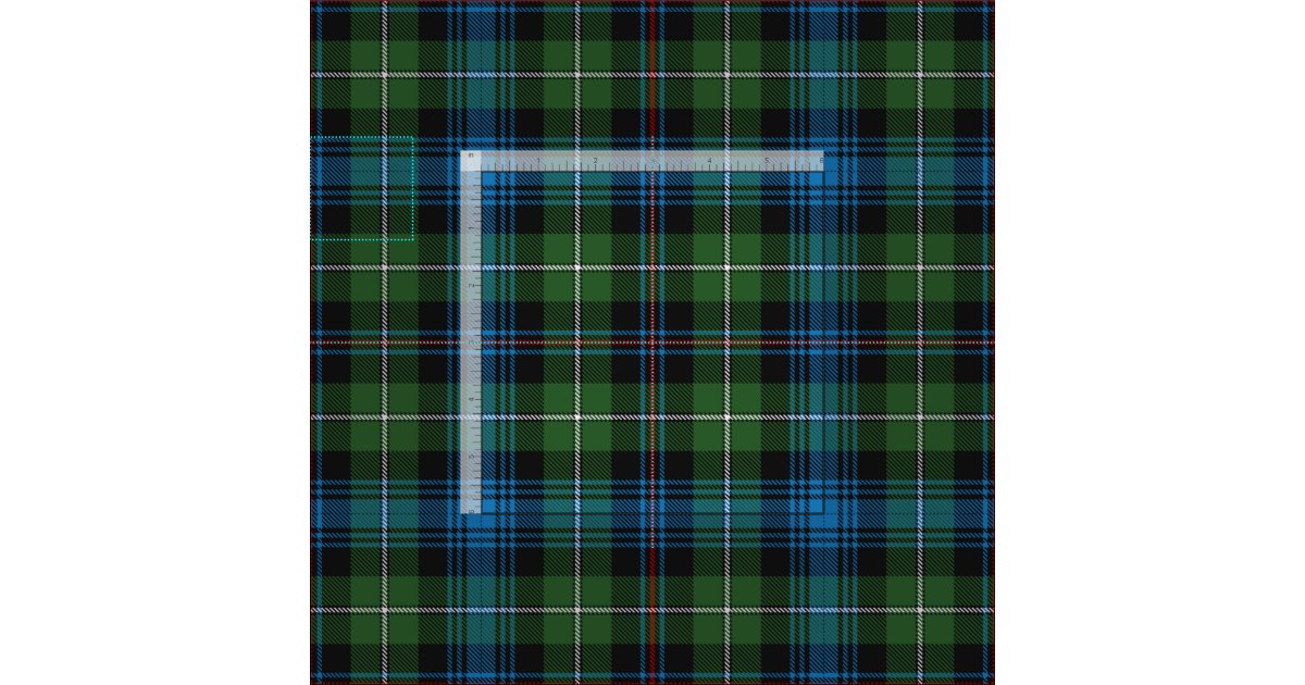 Clan MacKenzie Tartan Fabric | Zazzle