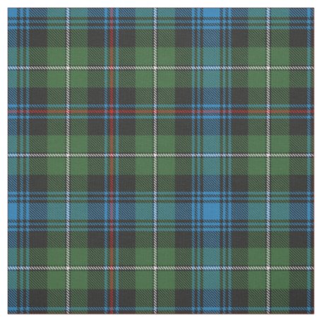 Clan Mackenzie Modern Tartan Fabric | Zazzle