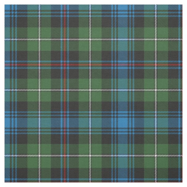 Clan Mackenzie Modern Tartan Fabric | Zazzle
