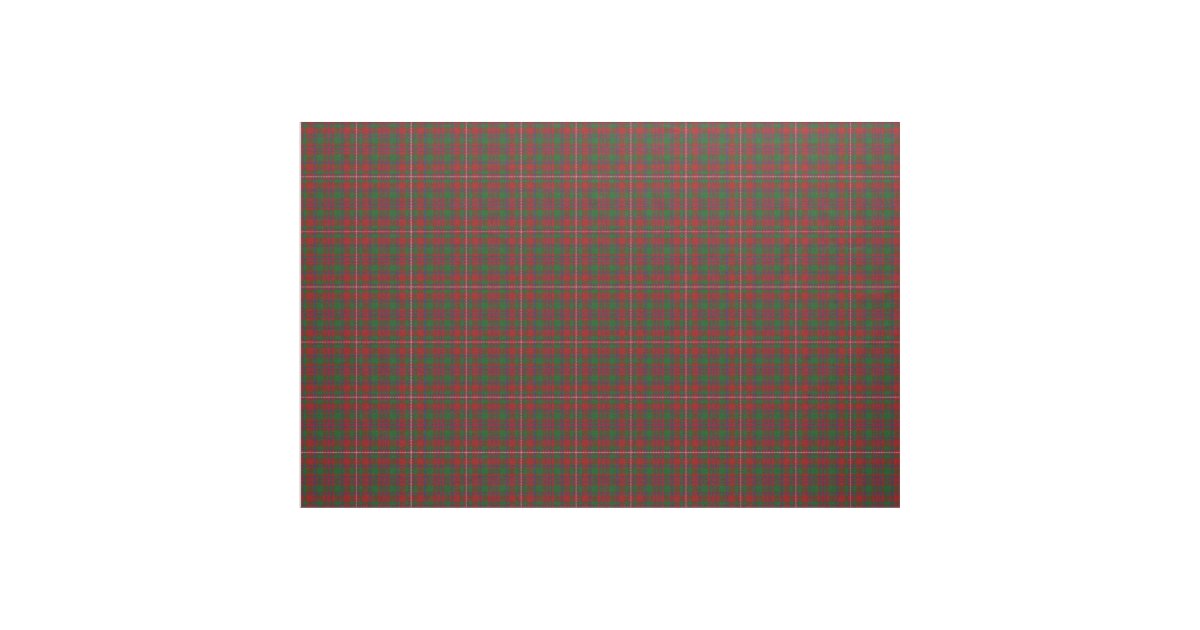 Clan MacKinnon Scottish Tartan Plaid Fabric | Zazzle