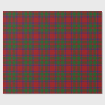 Clan MacKintosh McIntosh Scottish Tartan Wrapping Paper | Zazzle