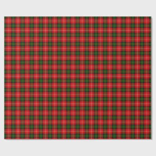 Clan MacKintosh Tartan Wrapping Paper | Zazzle