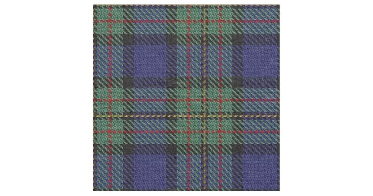 Clan MacLaren Scottish Tartan Plaid Fabric | Zazzle