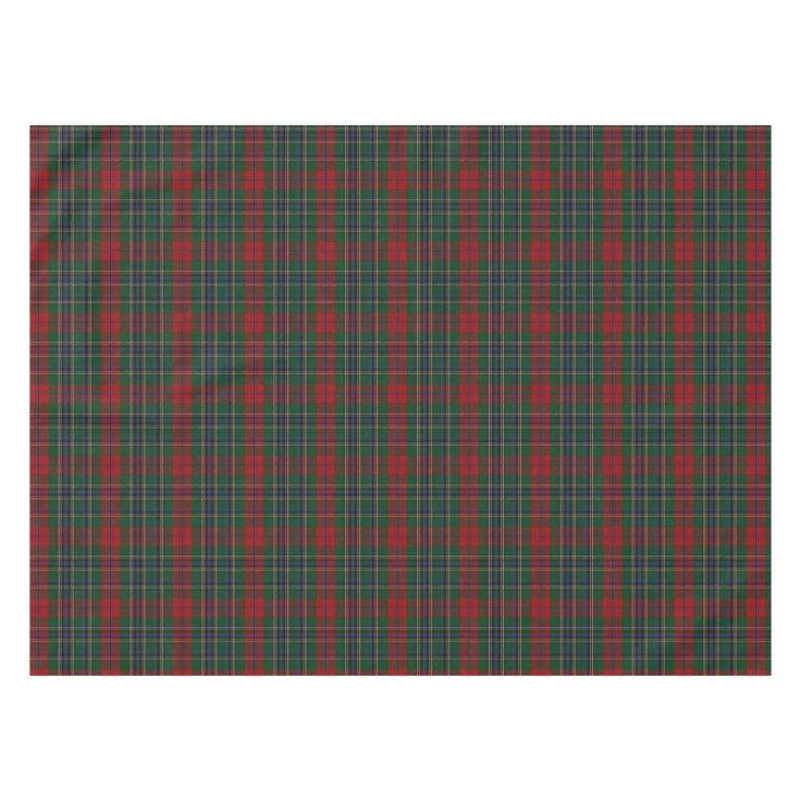 Clan MacLean Tartan Plaid Table Cloth | Zazzle