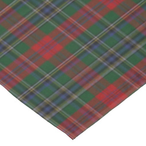 Clan MacLean Tartan Plaid Table Cloth | Zazzle