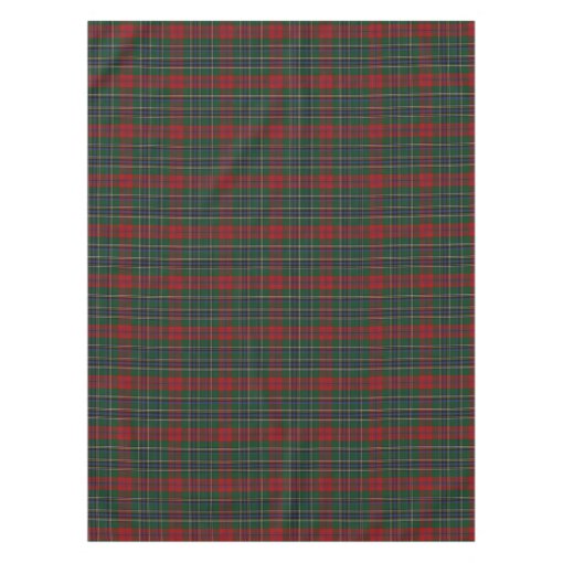Clan MacLean Tartan Plaid Table Cloth | Zazzle