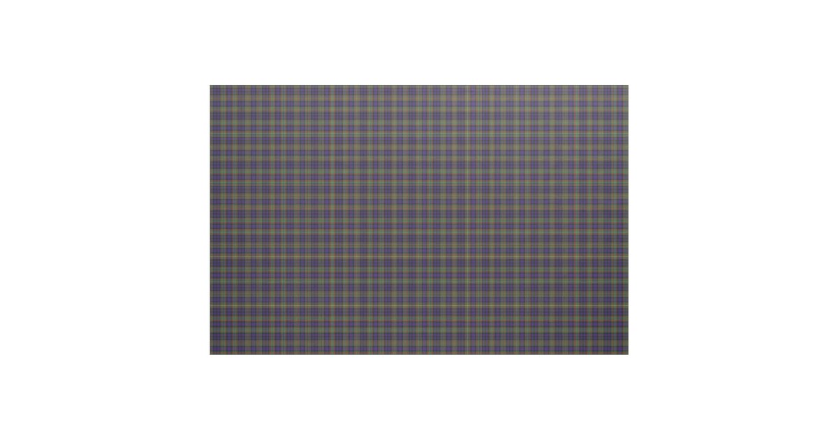 Clan MacLellan Scottish Tartan Plaid Fabric | Zazzle