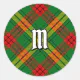 Clan MacMillan Tartan Classic Round Sticker | Zazzle