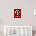 Clan MacNab Crest Badge and Tartan Poster | Zazzle