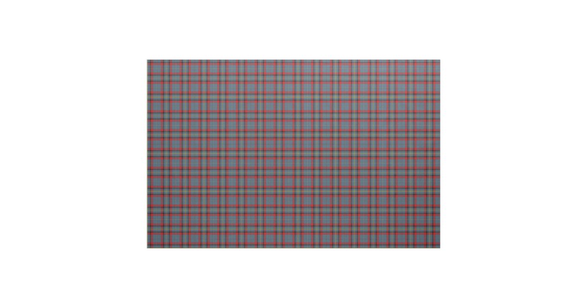 Clan MacNamara Irish Tartan Plaid Fabric | Zazzle