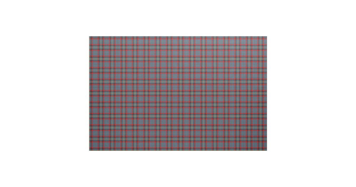 Clan MacNamara Irish Tartan Plaid Fabric | Zazzle