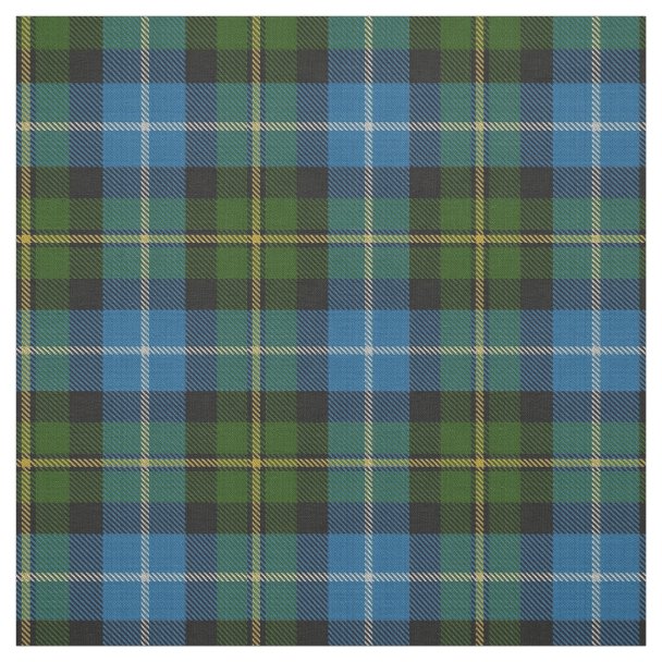 Clan MacNeil of Barra Tartan Fabric | Zazzle