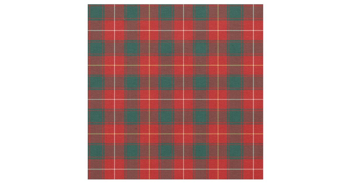 Clan MacPhee - MacFie Tartan Fabric | Zazzle