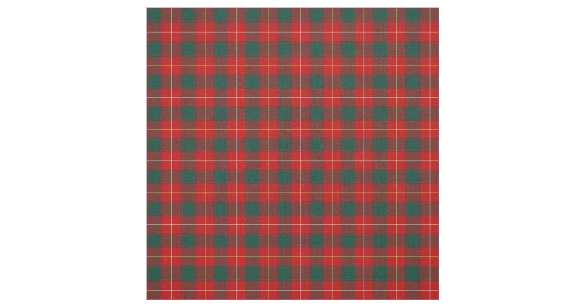Clan MacPhee - MacFie Tartan Fabric | Zazzle