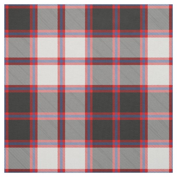 Scottish Clan MacPherson Tartan Plaid Fabric | Zazzle