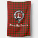 Clan MacQuarrie Tartan and Crest House Flag | Zazzle