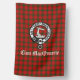 Clan MacQuarrie Tartan and Crest House Flag | Zazzle