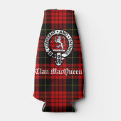 Clan MacQueen Crest Badge & Tartan Bottle Cooler | Zazzle