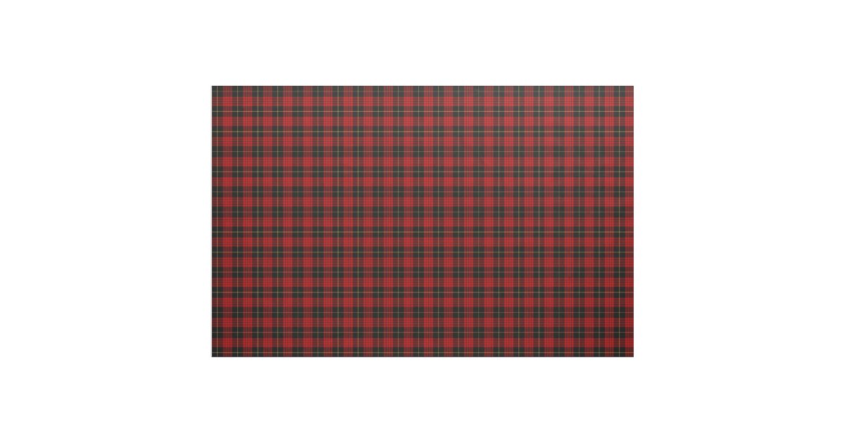 Clan MacQueen Tartan Fabric | Zazzle