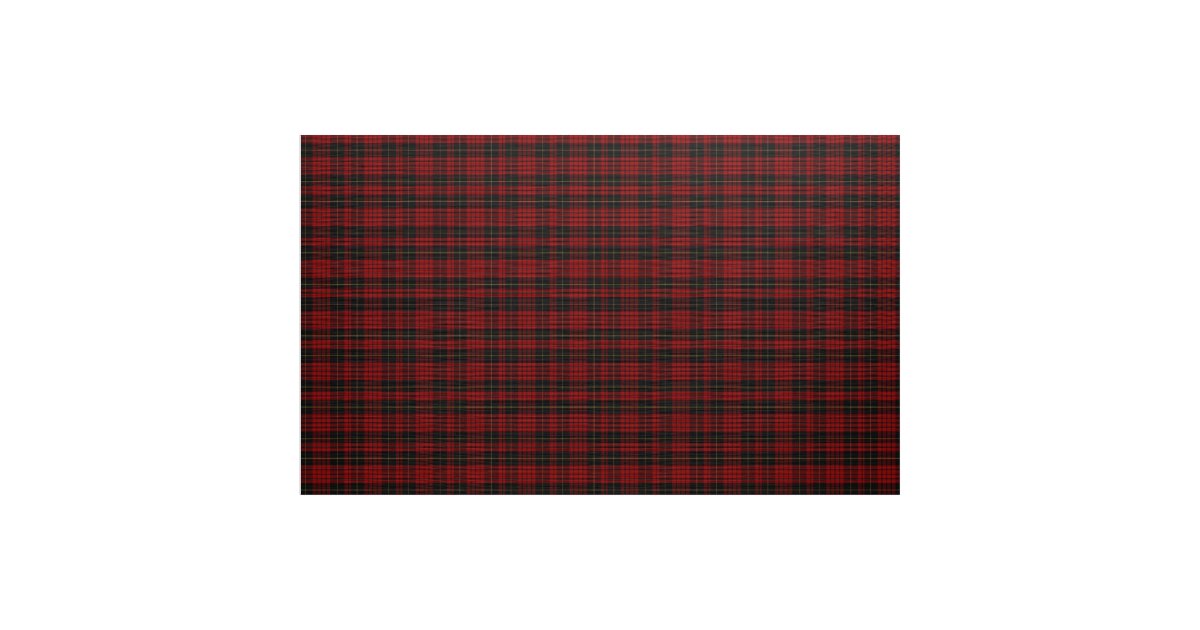 Clan MacQueen Tartan Plaid Fabric | Zazzle
