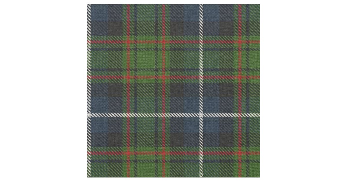 Clan MacRae Hunting Scottish Tartan Plaid Fabric | Zazzle