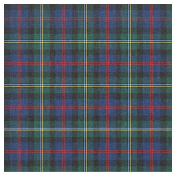 Clan Taylor Tartan Fabric | Zazzle