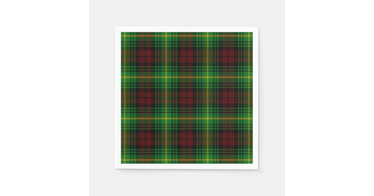 Clan Martin Tartan Napkins | Zazzle