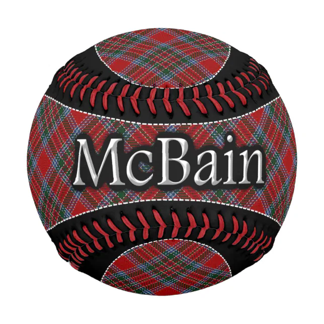 Clan McBain MacBain Scottish Dream Tartan Baseball | Zazzle