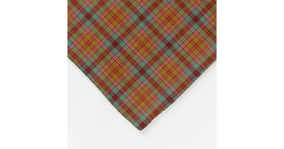 Clan McCall Tartan Fleece Blanket | Zazzle