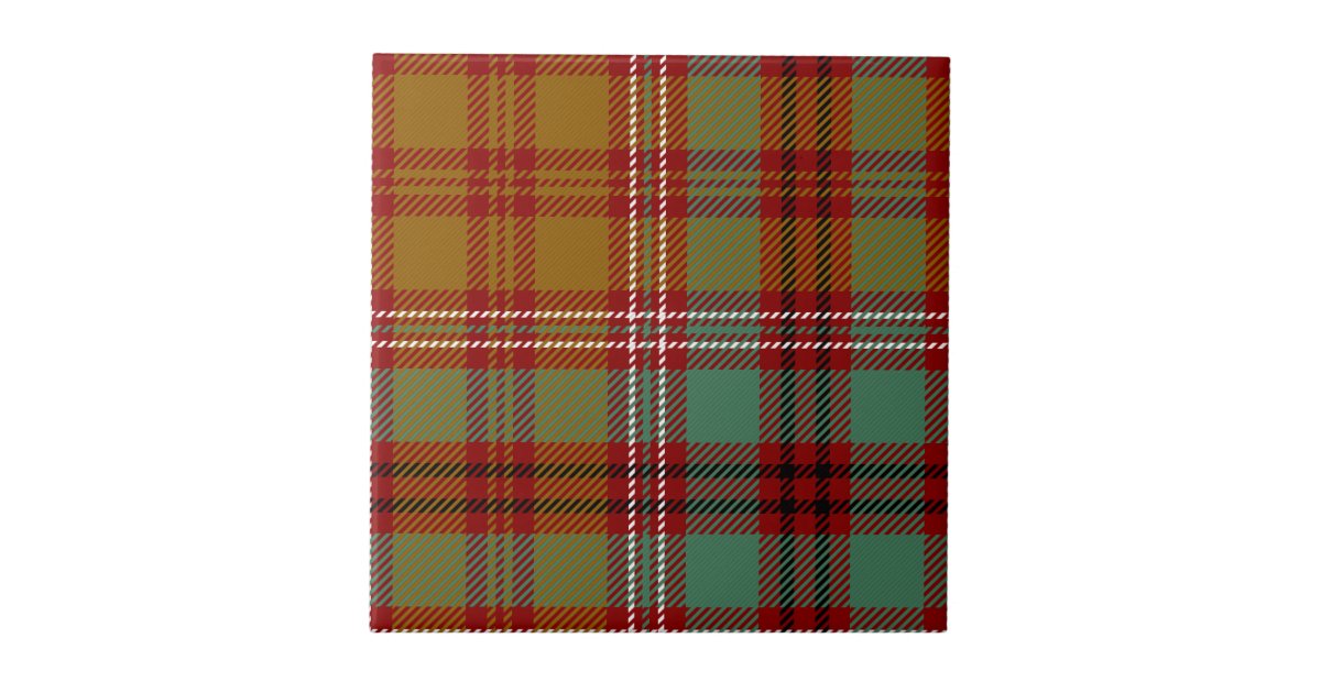 Clan McCall Tartan Tile | Zazzle