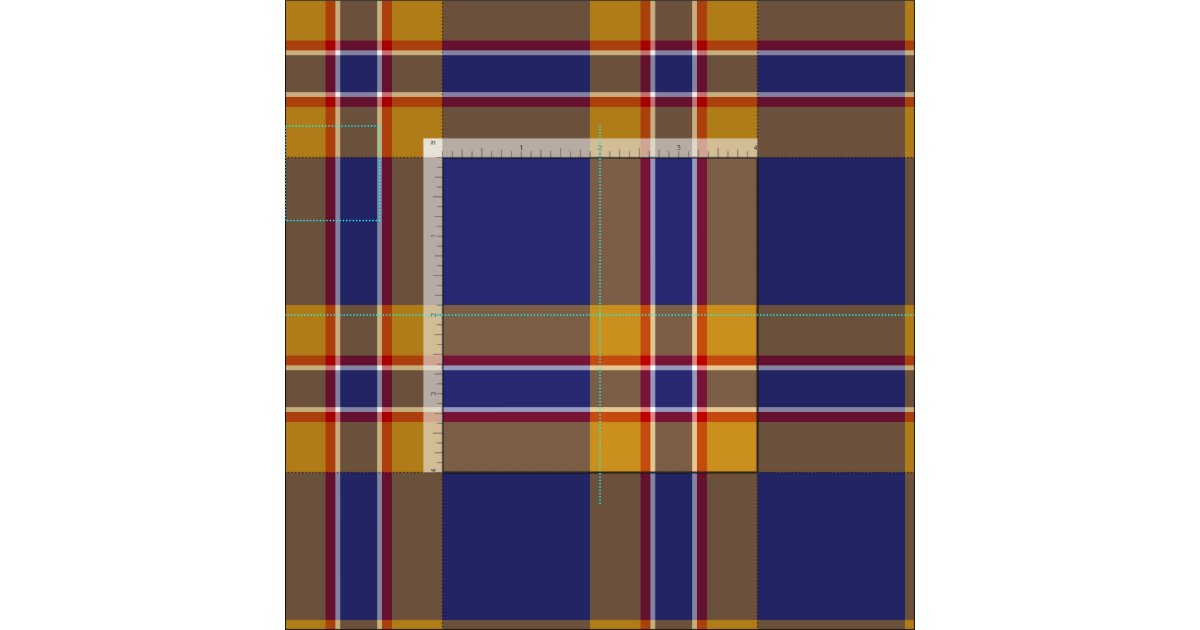Clan McCann Tartan Blue and Gold Plaid Fabric | Zazzle