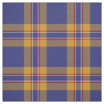 Clan Bryson Tartan Blue Plaid Fabric | Zazzle.com