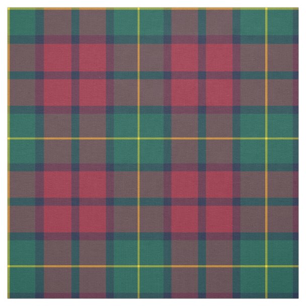 Clan MacPhee - MacFie Tartan Fabric | Zazzle.com
