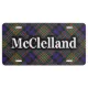 Clan McClelland MacLellan Tartan Celebration License Plate | Zazzle