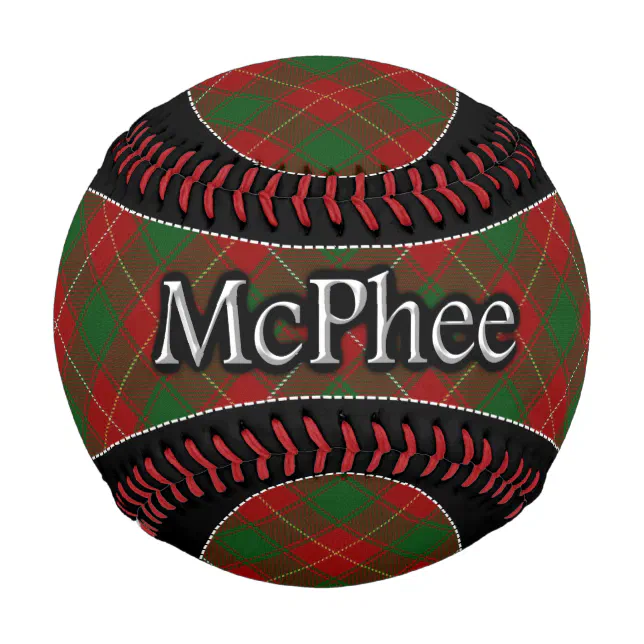 Clan McPhee MacFie Scottish Dream Tartan Baseball | Zazzle