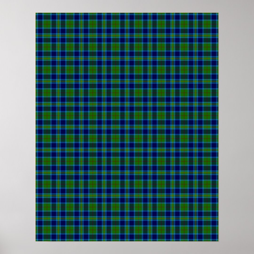 Clan Miller Tartan Poster | Zazzle