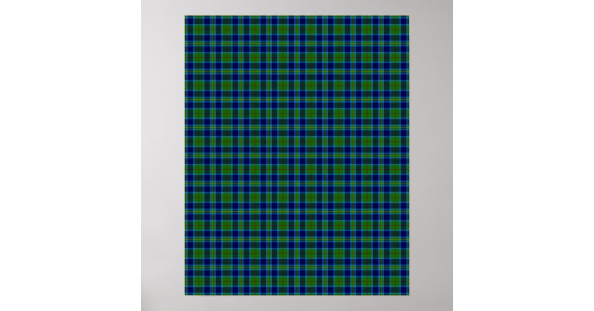 Clan Miller Tartan Poster | Zazzle