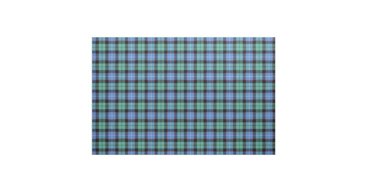 Clan Mitchell Tartan (Ancient) Fabric | Zazzle