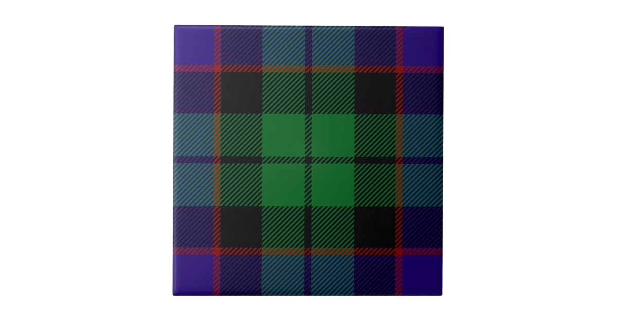 Clan Mitchell Tartan Tile | Zazzle