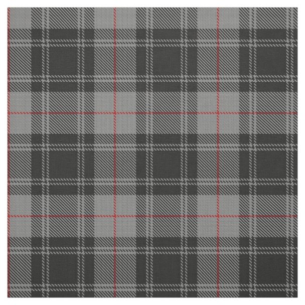 Moffat Tartan Print Fabric | Zazzle