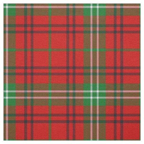 Clan Morrison Tartan Fabric | Zazzle