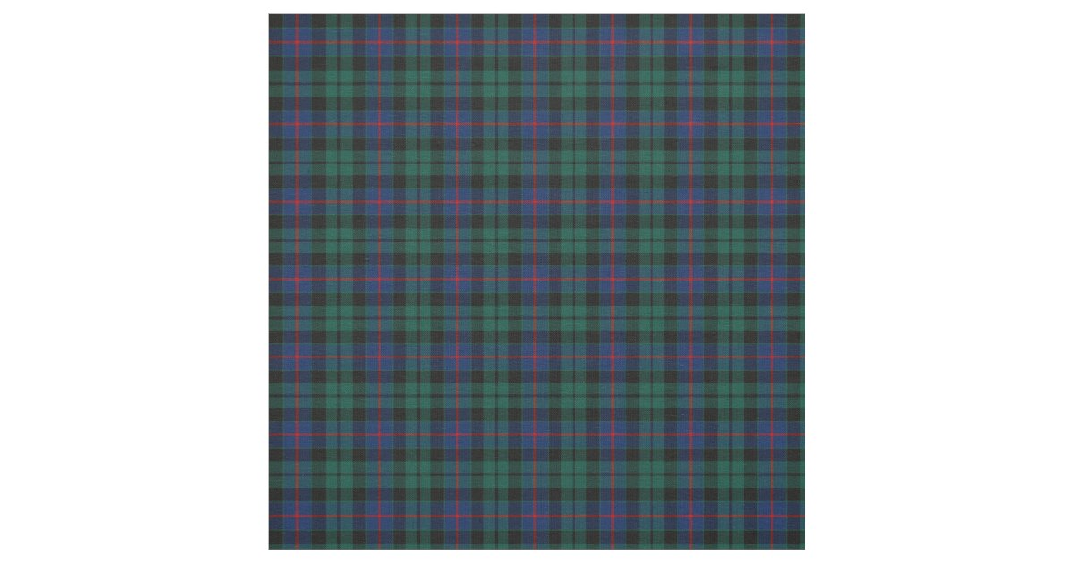 Clan Morrison Tartan Fabric | Zazzle
