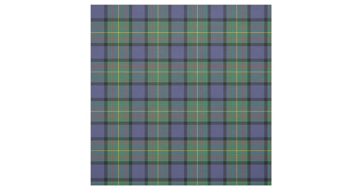 Clan Muir Scottish Tartan Fabric | Zazzle