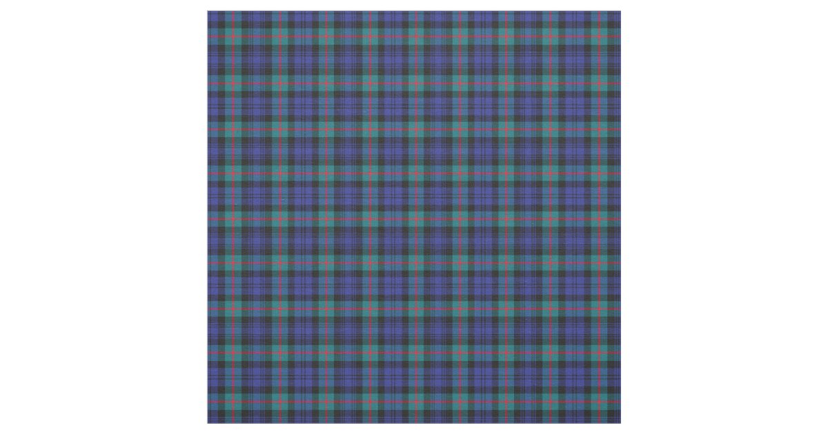 Clan Murray Modern Tartan Fabric | Zazzle