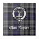 Clan Napier Crest Badge and Tartan Ceramic Tile | Zazzle