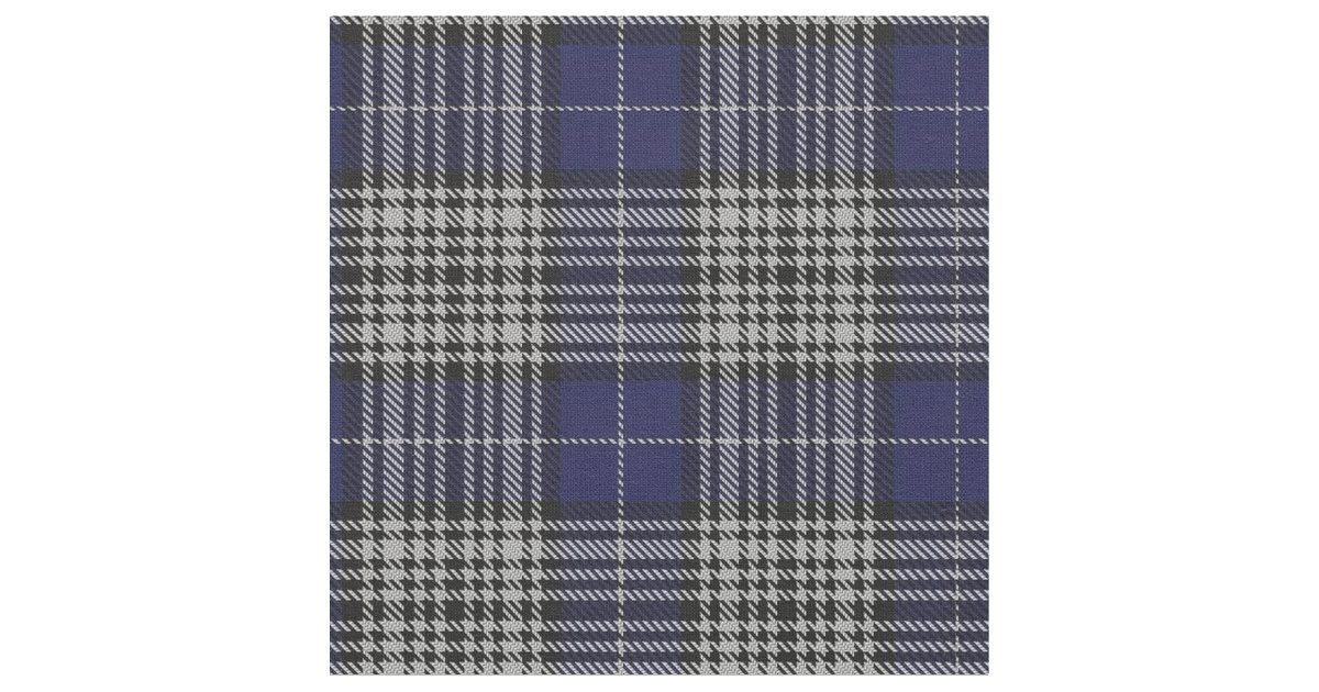 Clan Napier Scottish Tartan Plaid Fabric | Zazzle